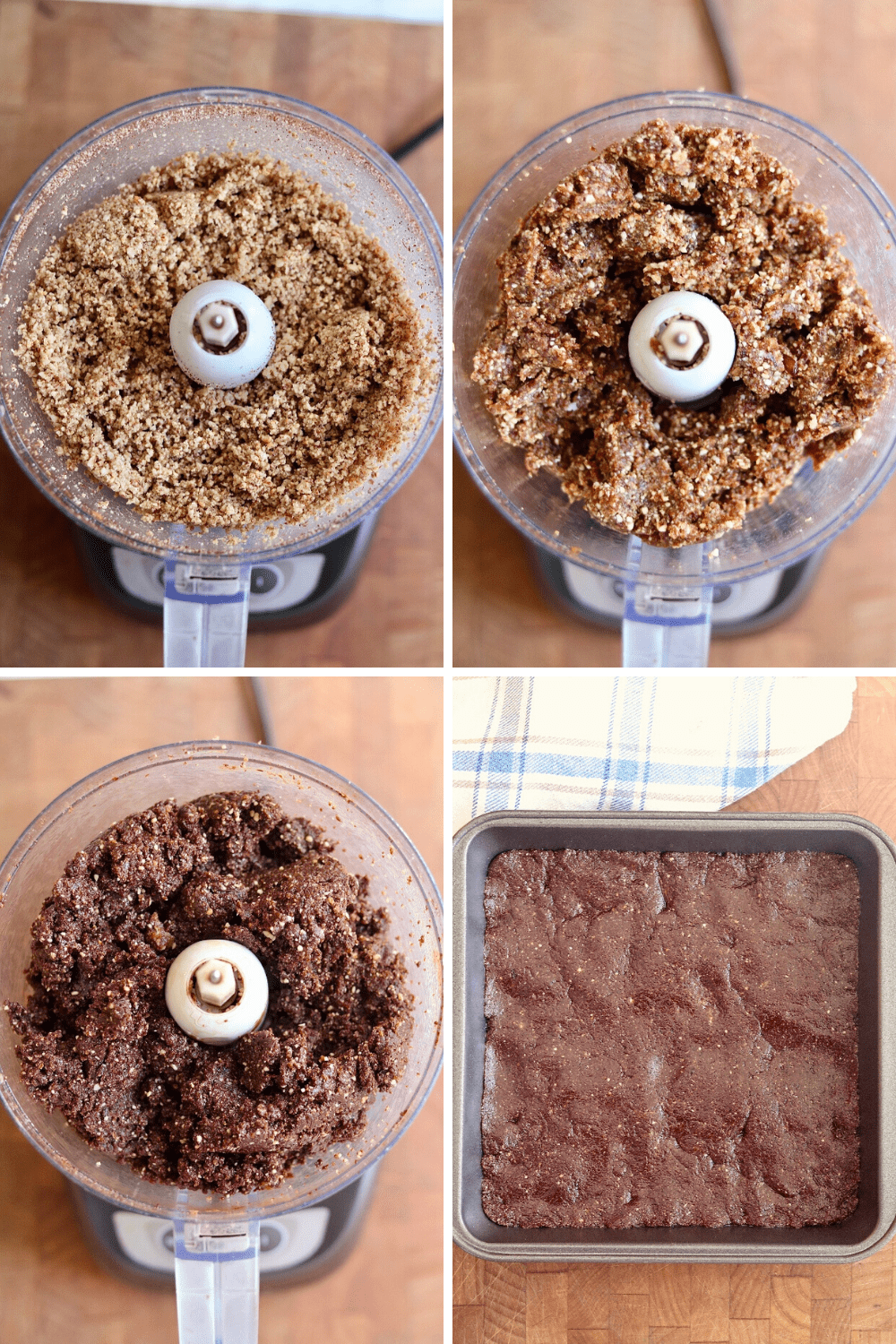 Raw Vegan Brownies (Healthy No Bake Recipe, GF) - The Cheeky Chickpea