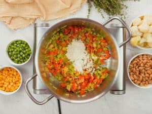 Hearty Vegan Vegetable Soup - The Cheeky Chickpea