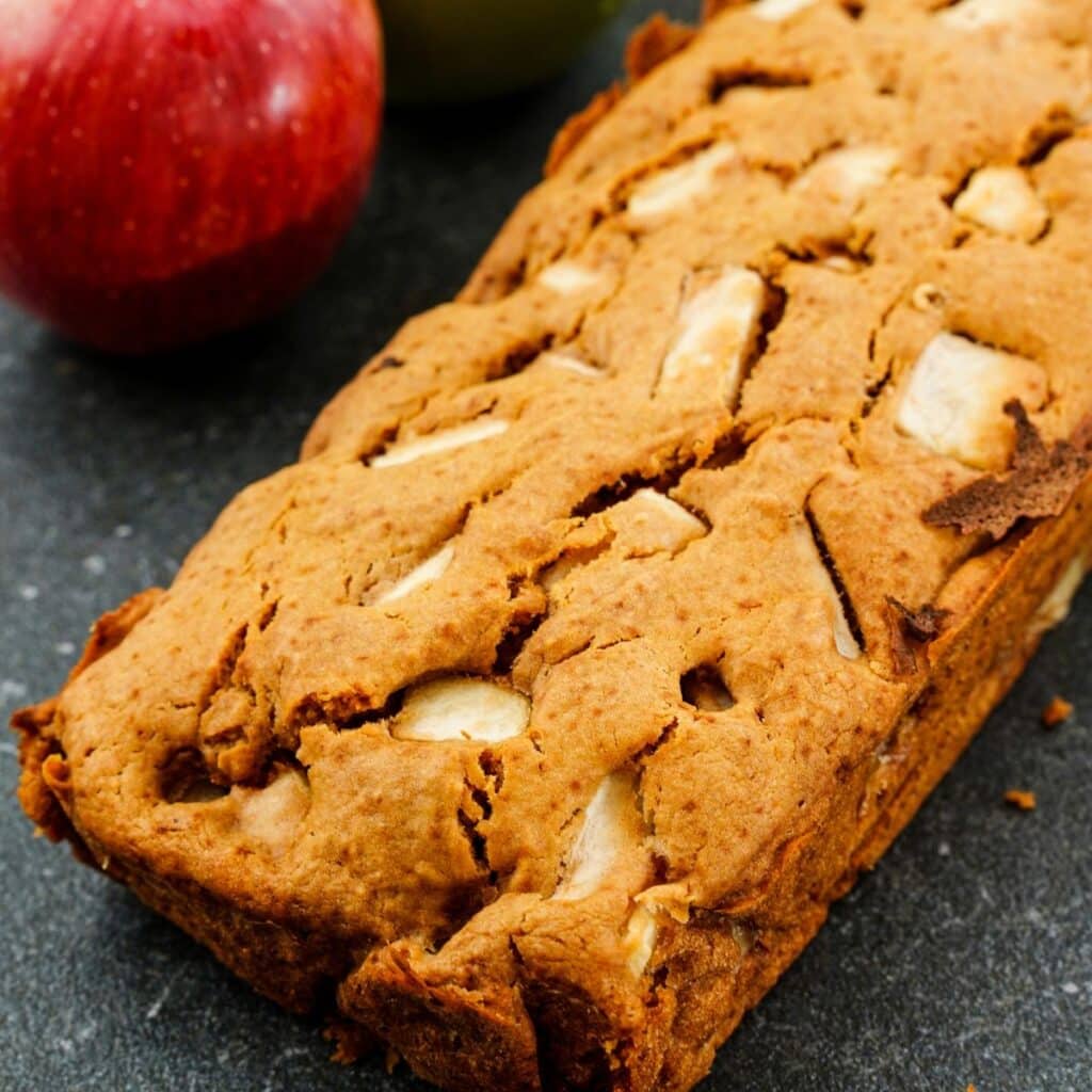 Vegan Apple Pie Bread - The Cheeky Chickpea