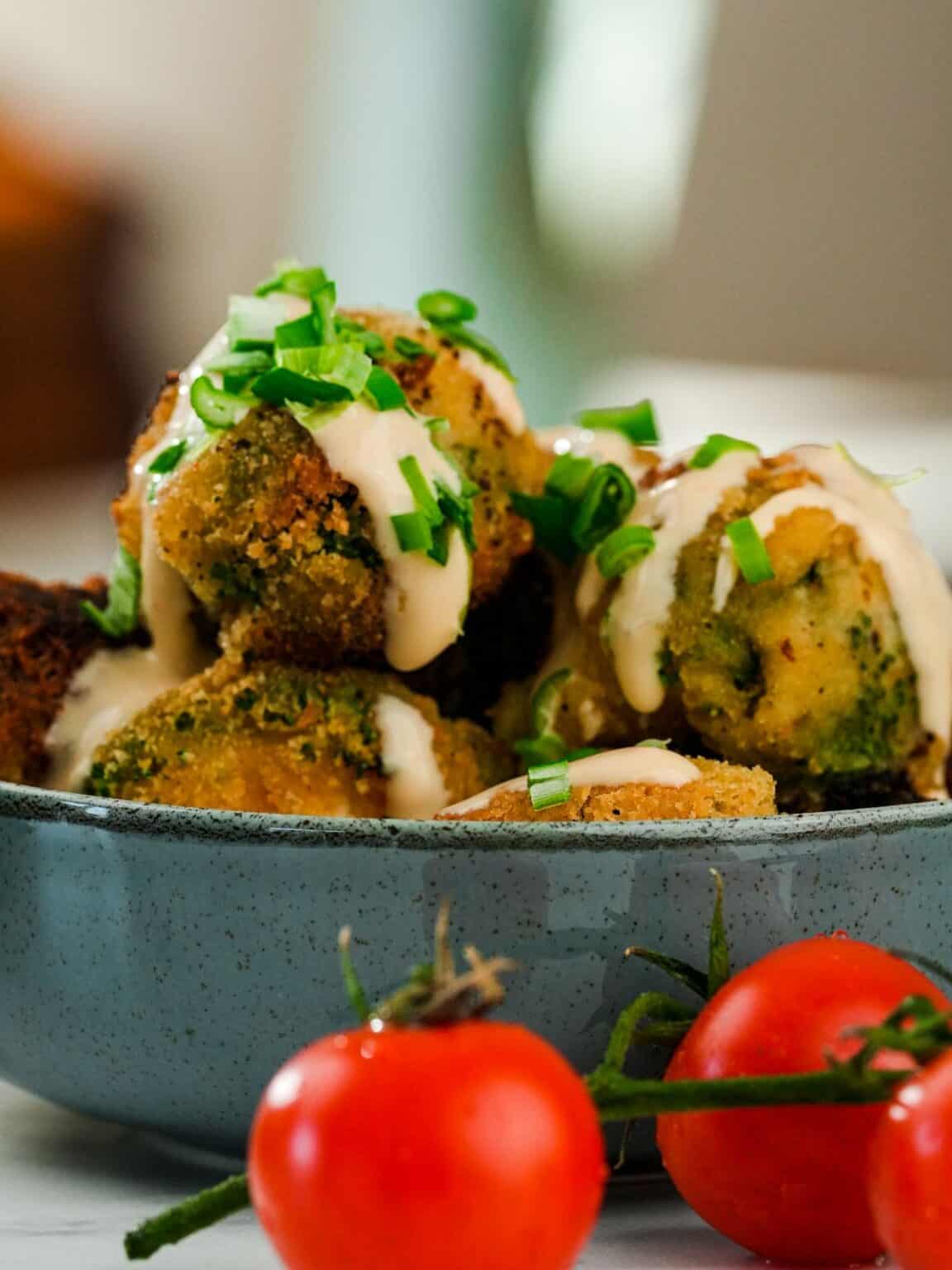 Vegan Bang Bang Broccoli - The Cheeky Chickpea