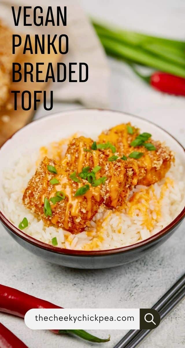 Crispy Panko Breaded Tofu - The Cheeky Chickpea