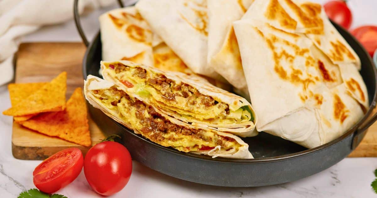 Vegan Crunchwrap Supreme - The Cheeky Chickpea