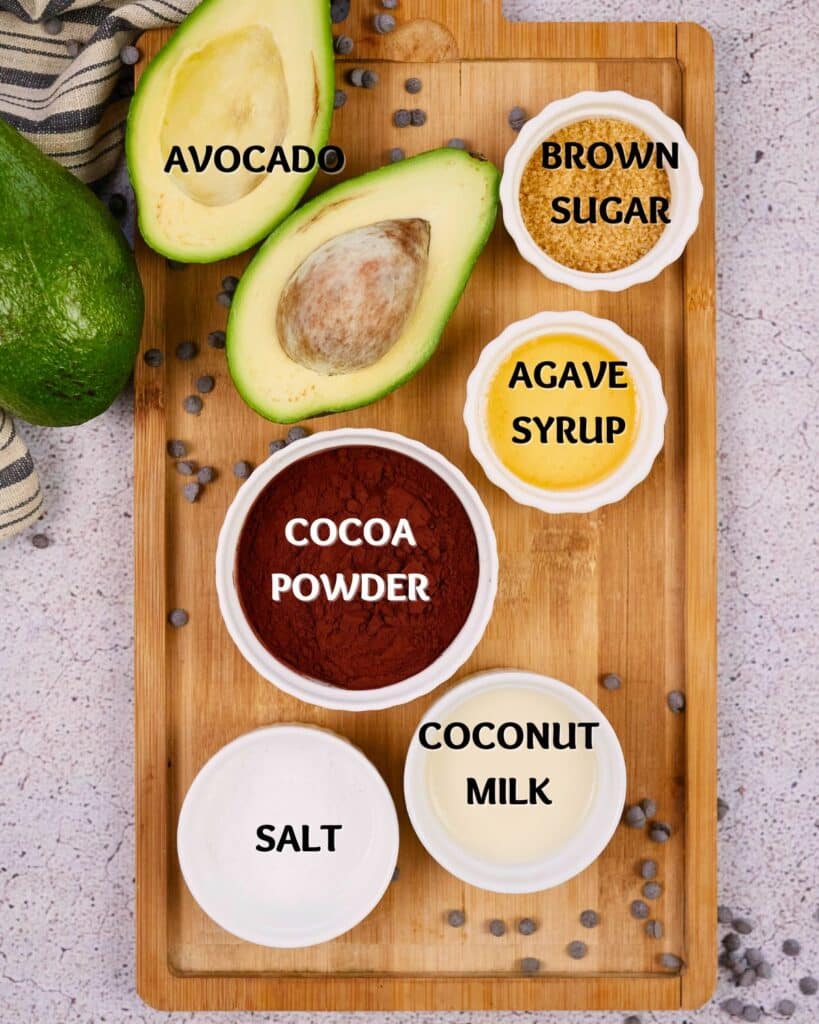 Creamy Vegan Chocolate Pudding with Avocados